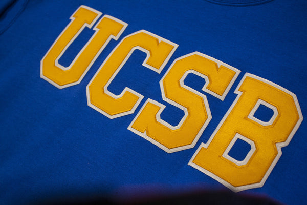 UCSB Applique Crewneck – Royal - Island View Outfitters