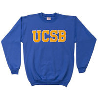 UCSB Applique Crewneck – Royal - Island View Outfitters