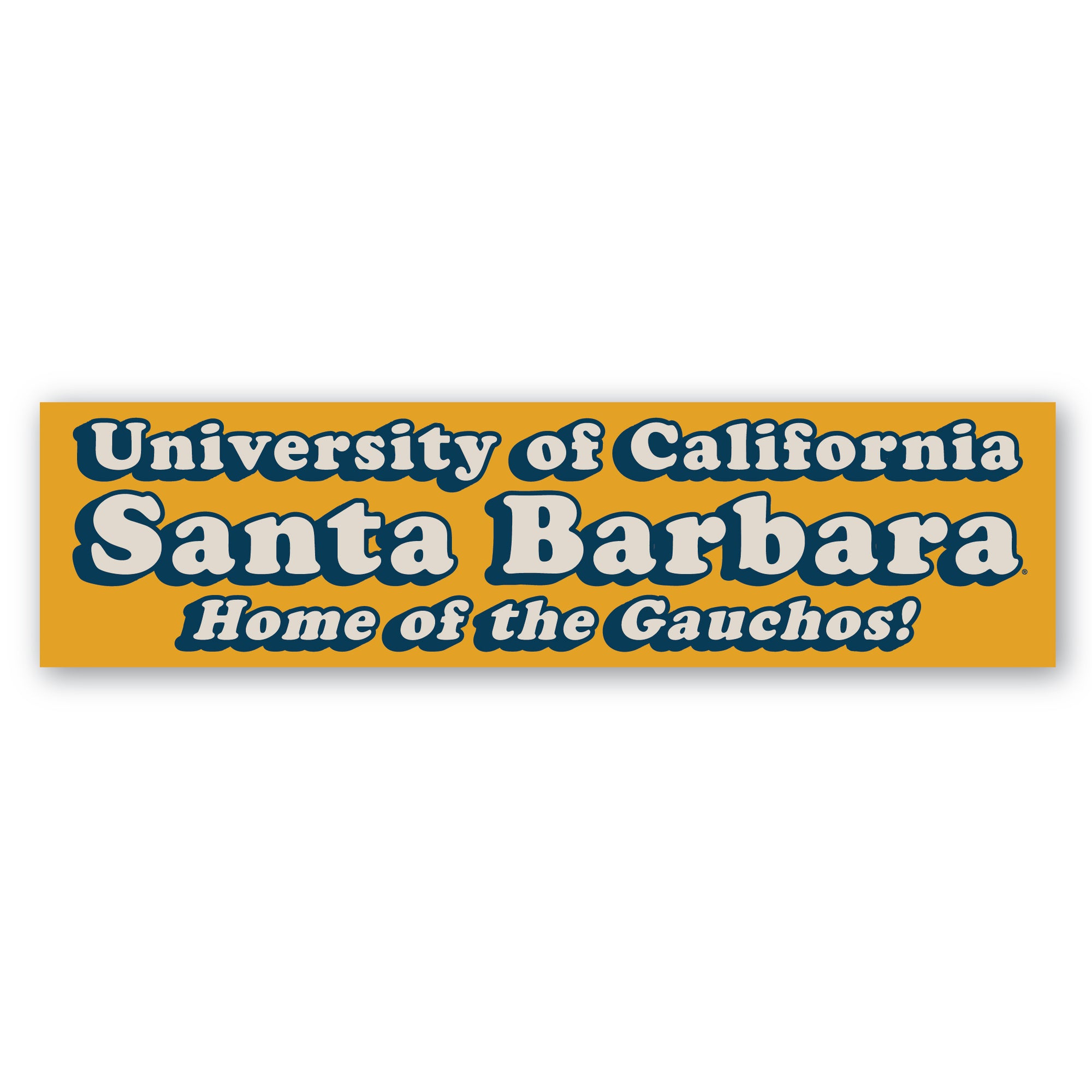 UCSB Bumper Sticker 11.5" x 3" - Island View Outfitters