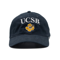 UCSB Hibiscus Navy Dad Cap - Island View Outfitters