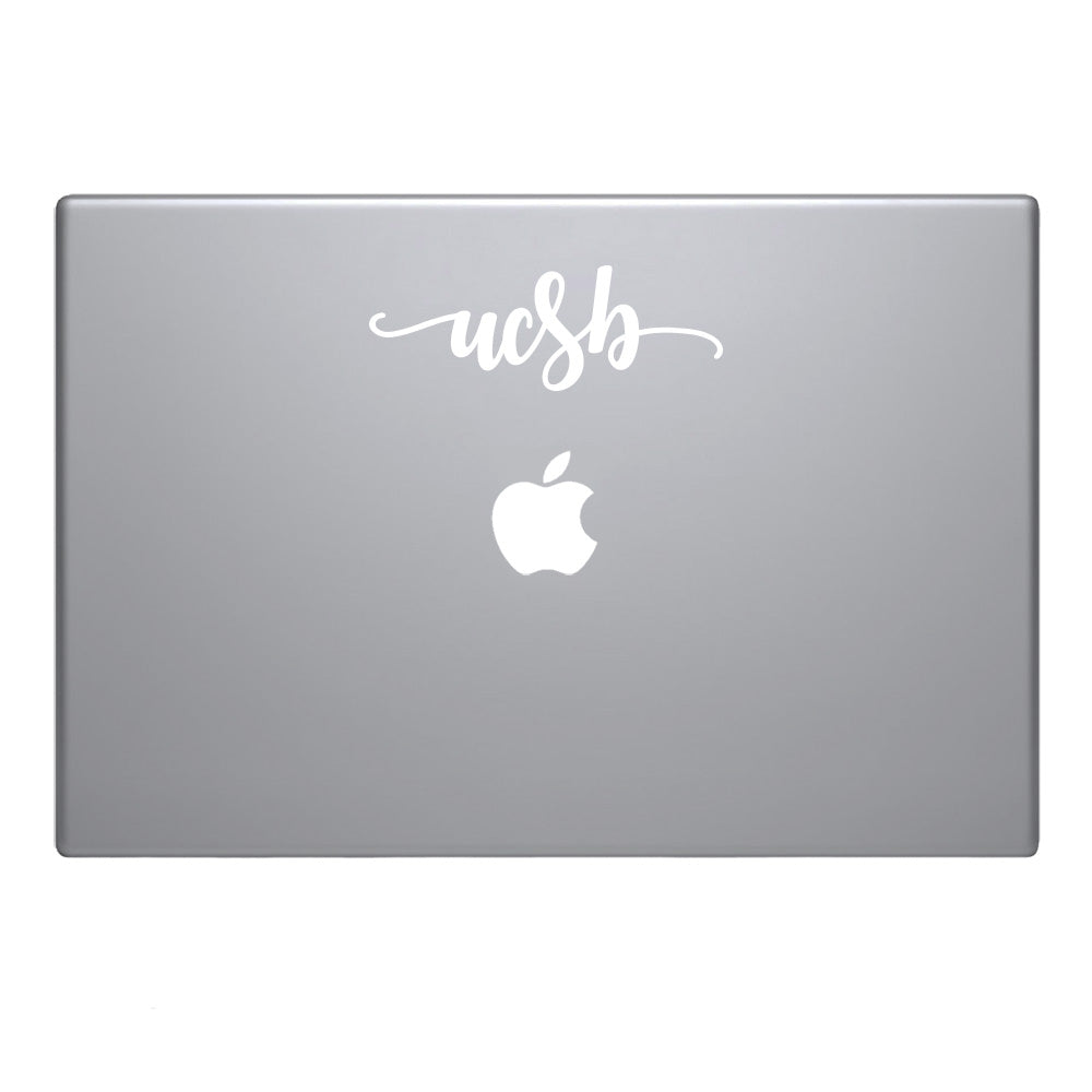 UCSB Cursive Sticker [Discontinued] - Island View Outfitters